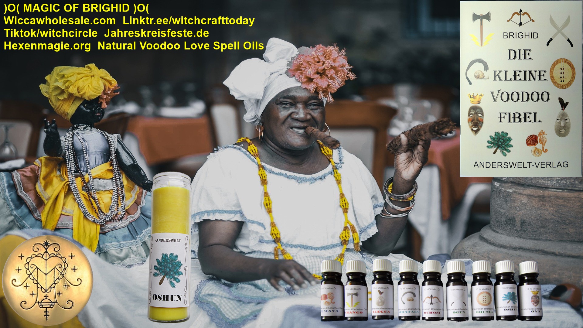 Voodoo Santeria Devil Pod, Bat Head Root, Magnet powder, Gris Gris ...